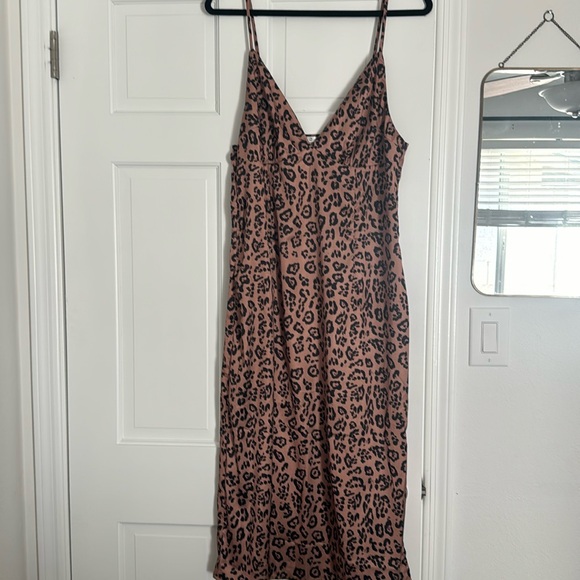 Cupshe | Dresses | Satin Leopard Print Slip Dress | Poshmark